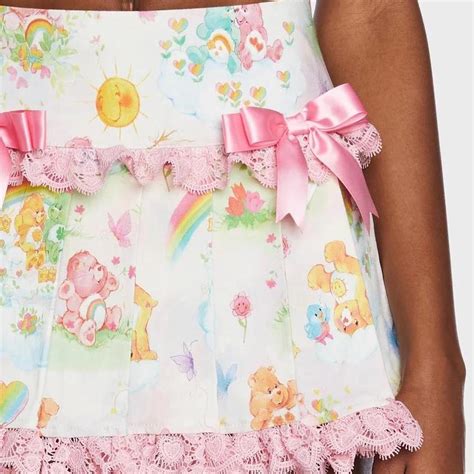 Dollskill X Care Bears Cloud Wishes Pleated Mini Depop