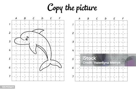 그림을 복사합니다 그리드로 그립니다 아이들을위한 색칠 공부 책 페이지 필기 연습 그리기 기술 훈련 인쇄 가능한 워크시트 를