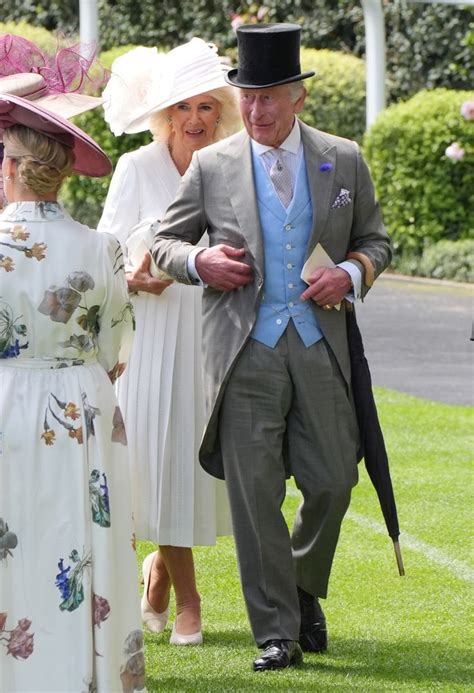 Royal Ascot Ladies Day Queen Camilla And King Charles Joined By Lady