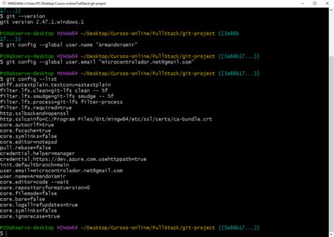 Configuración Git Global