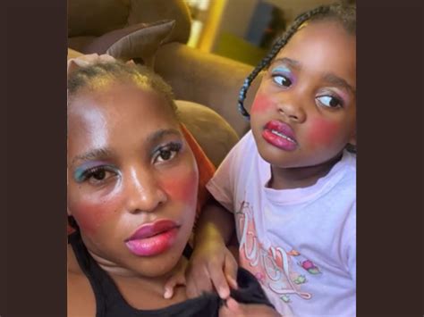 Young Durban Girl Shows Off Her Mothers Makeup