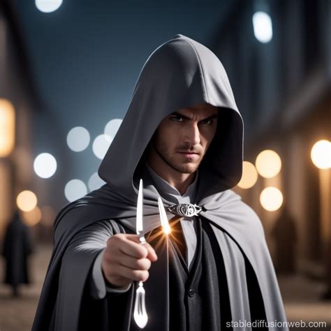 Angry Wizard With Fork In K Stable Diffusion Online