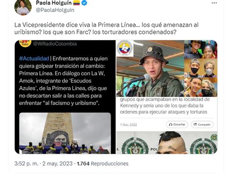Denunciaron penalmente a Francia Márquez por decir que apoya a la primera línea Infobae