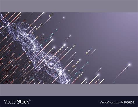 Information Data Technology Background Hand Drawn Vector Image