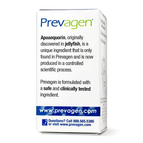 Prevagen Memory Boost 10mg 30 Capsules X 2 Pack With Apoaequorin And