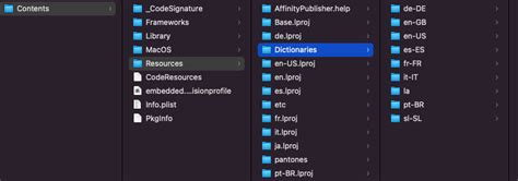 Problem OSX MOnterey Install Dic And Dat Hyphenation And