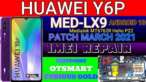Huawei Y6p Med Lx9 Android 10 Imei Repair Via Otsmart By Cell