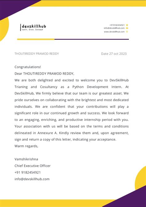 Pramod Reddy On Linkedin Devskillhub Pythondevelopment Internship