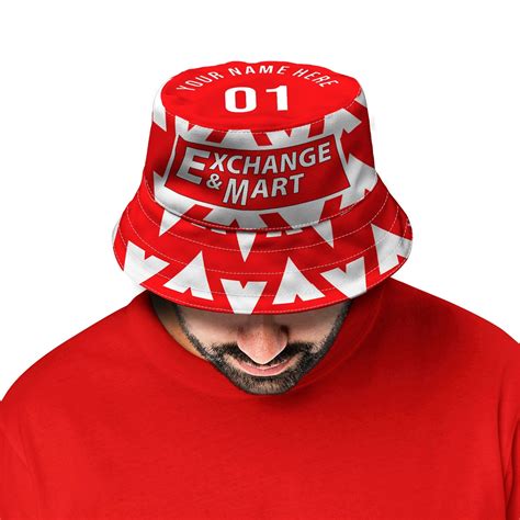 Retro Bournemouth Fc 1993 Bucket Hat Personalise Me