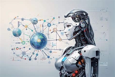 Premium Photo Data Visualization Complex Information Network Artificial Intelligence