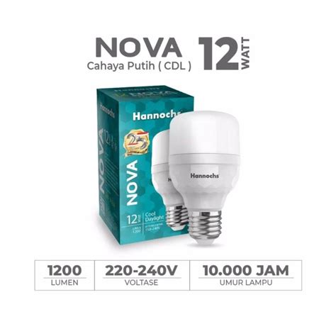 Jual Lampu Hannochs 12 Watt LED Putih Shopee Indonesia