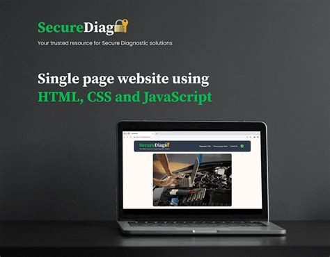 Secure Diagnostics Website Using Html Css And Javascript 6 Images