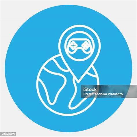 아이콘 영역 E스포츠 게임 요소 파란색 원형 스타일의 아이콘입니다 인쇄물 포스터 로고 광고 인포그래픽 등에 적합합니다 0명에 대한 스톡 벡터 아트 및 기타 이미지 Istock