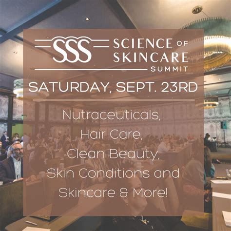 Science Of Skincare Summit On Linkedin Sss2023