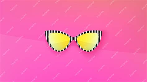 Premium Vector Sunglasses Wallpaper Trendy Colors Fashion Background