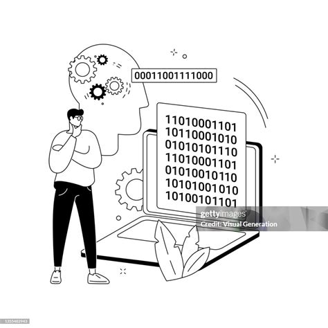 Data Mining Abstract Concept Vector Illustration High Res Vector