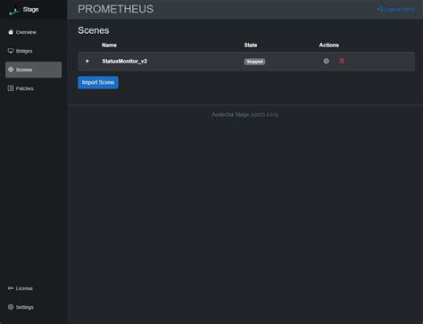 Scenes Audectra Documentation