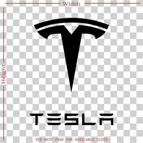Tesla Logo Vinyl Decal Sticker Decalchimp