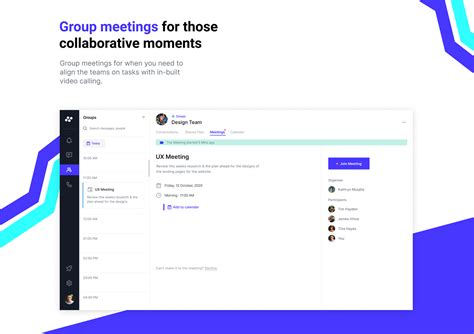 Messaging And Collaboration Tool Like Slack Concept Behance