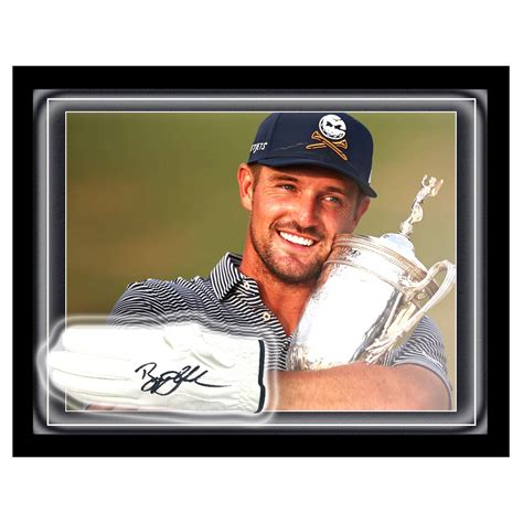 Signed Bryson Dechambeau Glove Framed Dome 2024 U S Open Champion