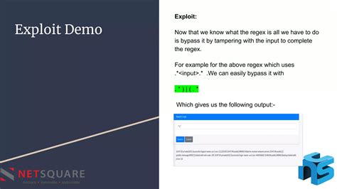 regular expression injection ppt
