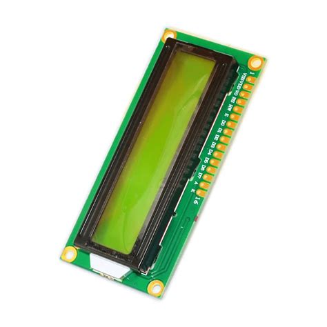 raspberry pi lcd 1602 yellow and green screen dhaka robotics