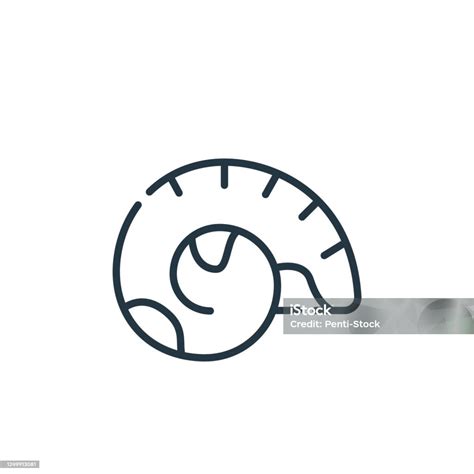 쉘 벡터 아이콘입니다 쉘 편집 가능한 스트로크 웹 및 모바일 앱 로고 인쇄 매체에 사용하기 위한 쉘 선형 기호입니다 얇은 선 그림 벡터 격리 된 윤곽선 도면입니다 가리비에