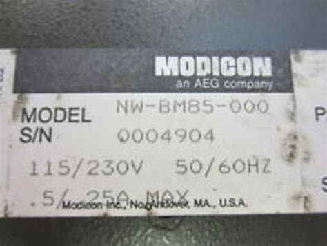 Modicon Nw Bm85 000 Modbus Plus Bridge Multiplexer S960 000 Industrial Lynx