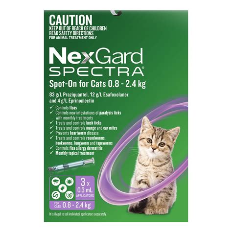 Nexgard Spectra Spot On For Cats VetSupply