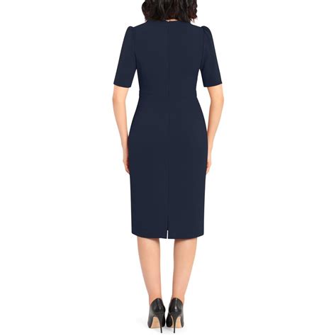 Donna Morgan Womens Solid Midi Dress Product