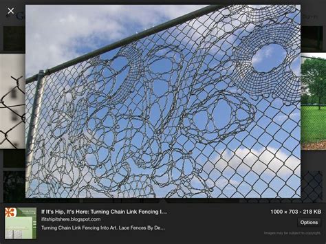 51 Best Chain Link Fence Art Images On Pinterest Chain Link Fence