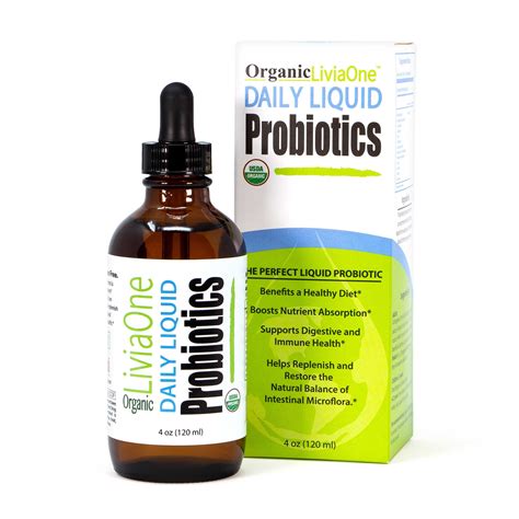 Liviaone Daily Liquid Probiotics Usda Certified Organic Etsy