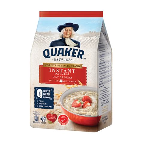 Quaker Instant Foil 800g Shopee Malaysia