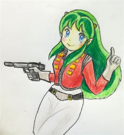 Hozonkai on Twitter RT mogu12312 うる星やつらのラムちゃんを色鉛筆で描いてみましたクラッシャー