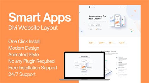Smart Apps Divi Responsive Website Layout Divi Layouts