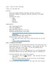 Intro To Port Scanning Learn How To Scan Ports And Manipulate Course Hero