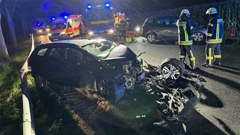 Tödlicher Unfall auf B73 im Kreis Stade Autofahrer aus Kreis Cuxhaven