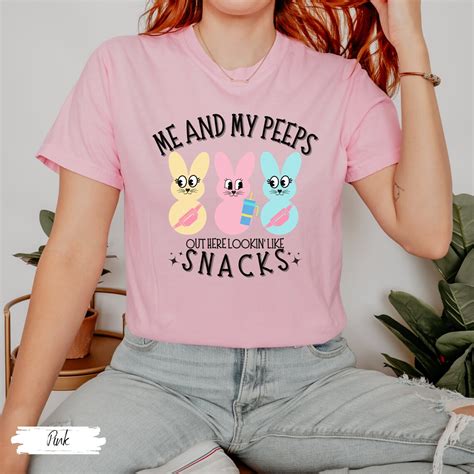 Easter Peeps Shirt T Peeps Tshirt Out Here Lookin Like A Snack