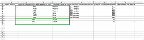 Exporter Des Produits Avec Déclinaisons Et Attributs Prestashop