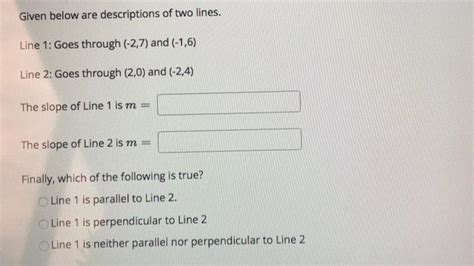 Solved Ope Of Line Is M Ope Of Line Is M Which Of The Chegg