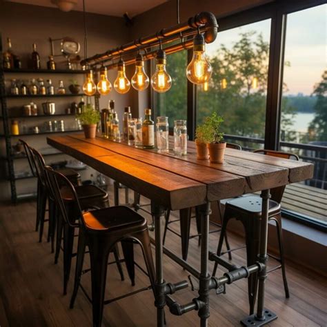 15 Unique DIY Bar Table Ideas And Plans You Must See In 2024