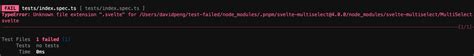 Unit Test Failed When Component Has Svelte Multiselect · Issue 48