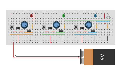 circuit design 3aau accensione 3 led con modulazione rgb mattia