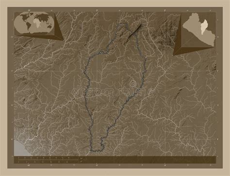 Nimba Liberia Sepia Capital Stock Illustration Illustration Of