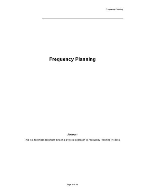 Gsm Frequency Planning Pdf Gsm Cellular Network