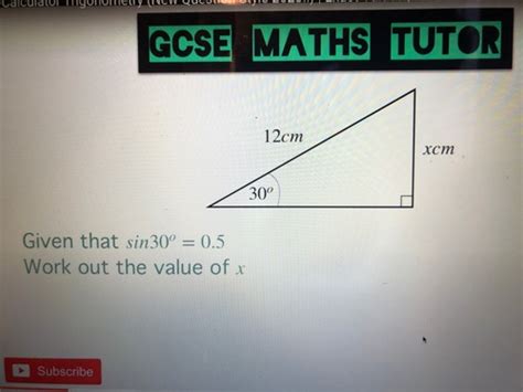 Non Calculator Trigonometry Flashcards Quizlet