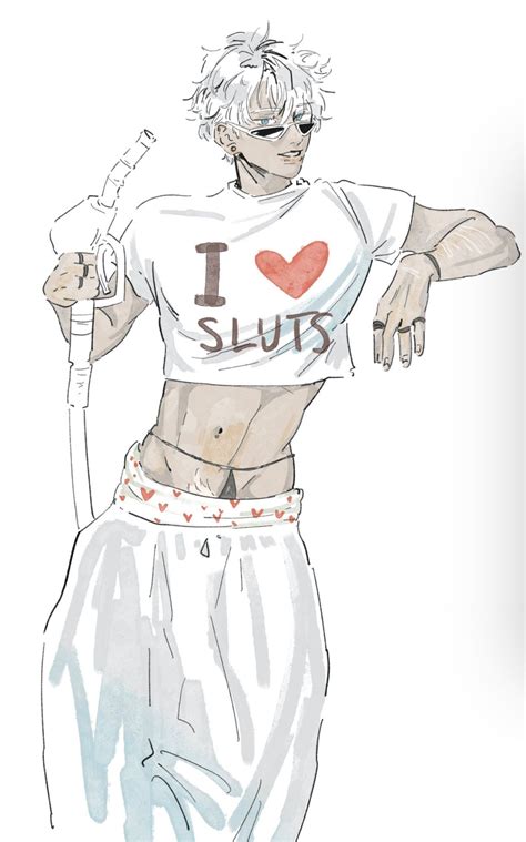 Gojo Satoru In 2024 Handsome Anime Guys Anime Guys Shirtless Cute