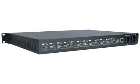 techlogix networx 12 port rack mount power hub firefold