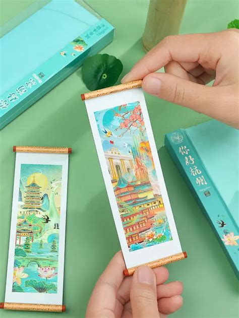 上海南京杭州重庆冰箱贴磁贴卷轴创意装饰纪念礼品旅游城市冰箱贴 天猫 花瓣网