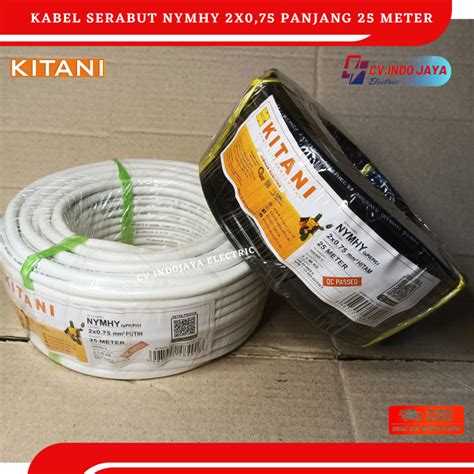 Jual Kabel Listrik Serabut X Mm Kitani Panjang Meter Kabel Listrik Serabut Tembaga Murni